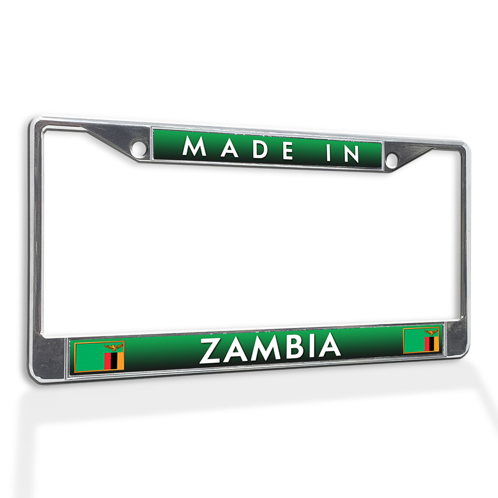 Metal License Plate Frame Vinyl Insert Made in Zambia | eBay
