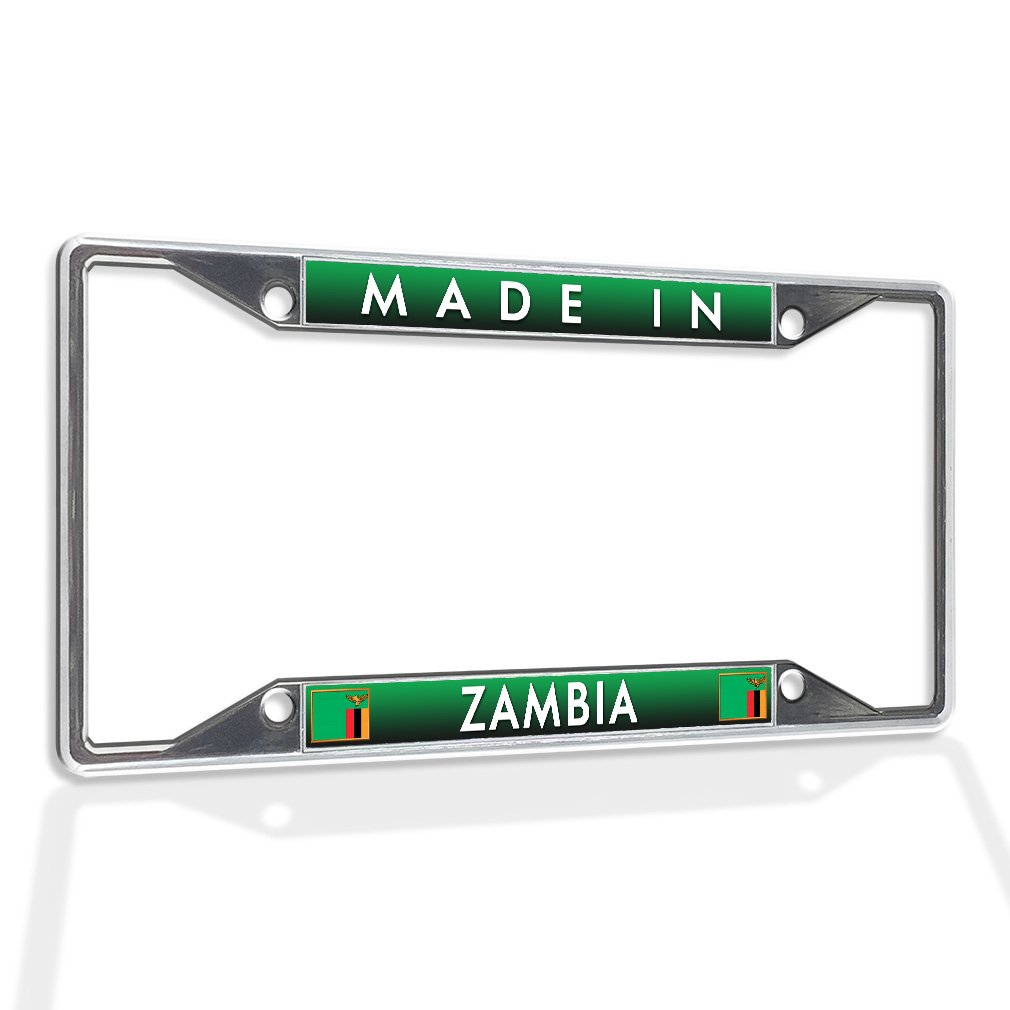 Metal License Plate Frame Vinyl Insert Made in Zambia | eBay